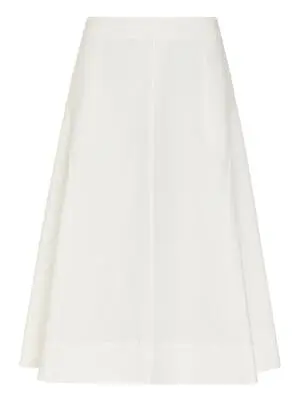 KHAITE Artin Flared Midi Skirt