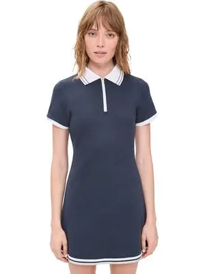 Varley Valentina Court Mini Dress - Blue Nights