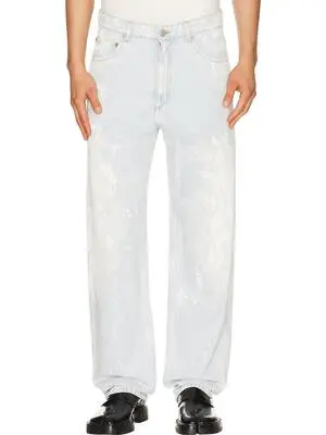 MAISON MARGIELA 5-pocket Pants - Light Blue