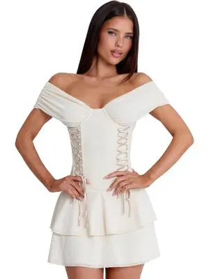 OUTCAST Adalyn Mini Dress - White