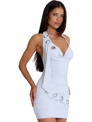 OUTCAST Solari Mini Dress - Gray