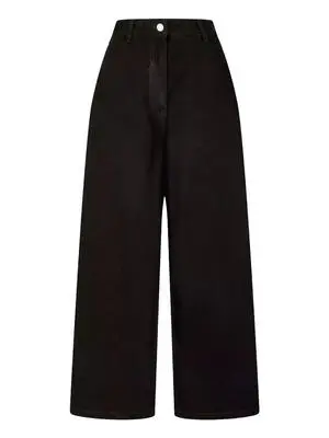STUDIO TOMBOY Relaxed-fit Wide Leg Jeans - Black