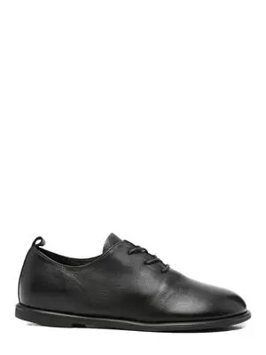 SERGIO MORETTI FIRENZE Lace-up Leather Derby Shoes - Black
