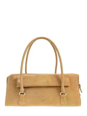 IRO PARIS Suede-finish Zip-top Tote Bag - Neutrals