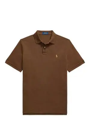 Polo Ralph Lauren Embroidered-logo Polo Shirt - Brown