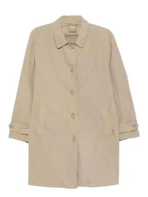 Aspesi Long-sleeve Button-up Trench Coat - Neutrals