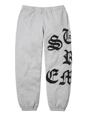 Supreme Elasticated-cuffs Track Pants - Grey