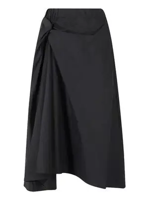 MEIMEIJ Knot-detail Midi Skirt - Black