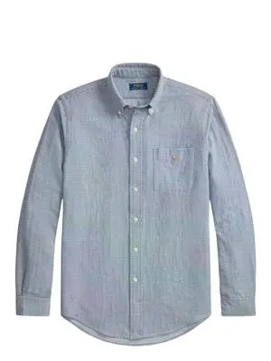 Polo Ralph Lauren Gingham-check Buttoned Shirt - Blue