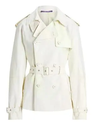Ralph Lauren Double-breasted Belted Coat - White