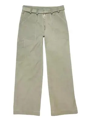 Acne Studios Belted Wide-leg Trousers - Green