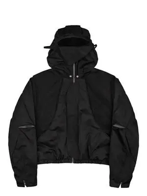 FFFPOSTALSERVICE Mesh-panelled Zip-up Jacket - Black