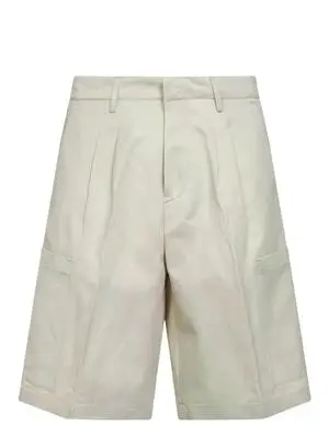 COSTUMEIN Pleated Cargo Shorts - Neutrals