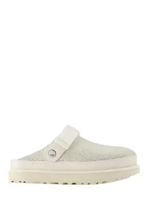 UGG Goldenstar Crackle-effect Mules - Neutrals