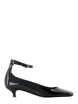 TOTEME Ankle-strap Leather Pumps - Black
