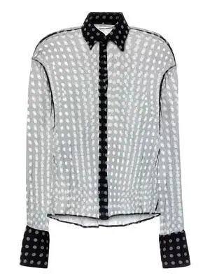 ERMANNO SCERVINO Ermanno Scervino Polka-Dot Silk Shirt