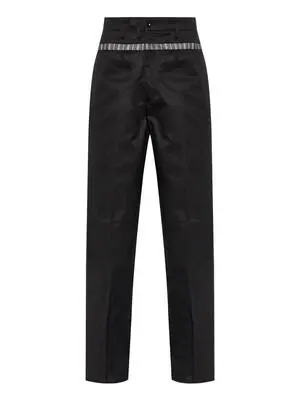MAISON MARGIELA Cotton Trousers - Black