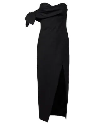 Givenchy Bow-detail Wool Cocktail Dress - Grey