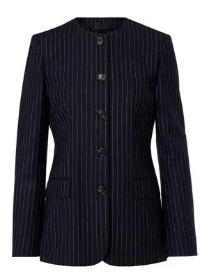 NILI LOTAN Nili Lotan Gertrude Pinstripe Virgin Wool Jacket