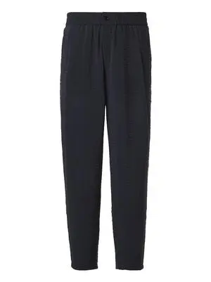 Giorgio Armani Seersucker Straight Pants - Blue