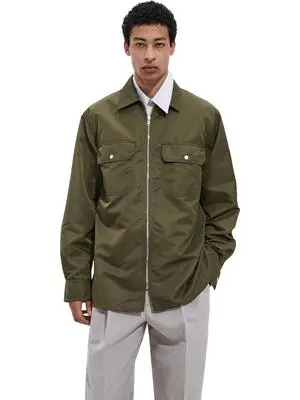Bottega Veneta Nylon Overshirt - Shrub