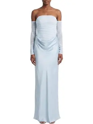 ROTATE BY BIRGER CHRISTENSEN Maxi Dress - Sky Blue