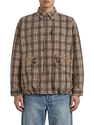 Comme Des Garçons Plaid Jacket - Beige