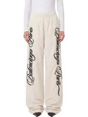 Balenciaga Jersey Jogging Pants With Logo - Multicolor