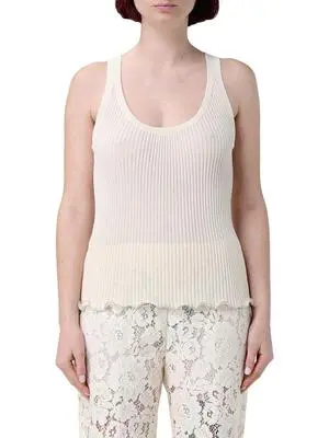 Pinko Ribbed Tank Top - White
