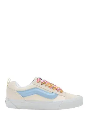 VANS Knu Skool Oversized Lace Sneakers - White/blue
