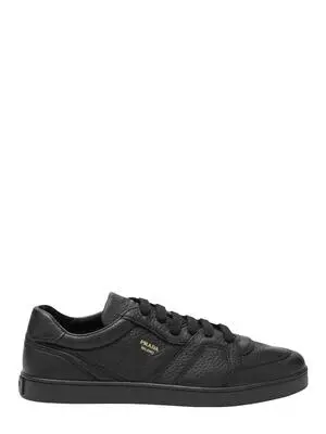 Prada Leather Sneakers Black