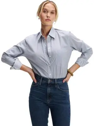SARAH ALEXANDRA Weekend Polka Dot Shirt - Blue