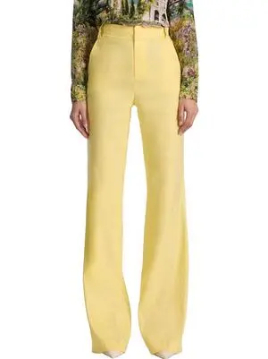 Alice + Olivia Lula Flare Pant - Yellow