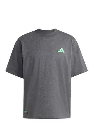 Adidas Mercedes Amg Petronas Formula Team Premium Sweat Tee Shirt - Medium Grey Heather