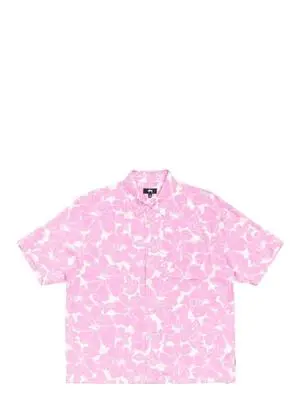 StÜssy Floral Hawaiian Shirt - Pink