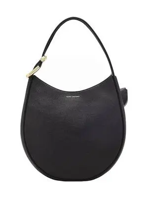 Marc Jacobs Leather Dual Large Hobo Bag - Black