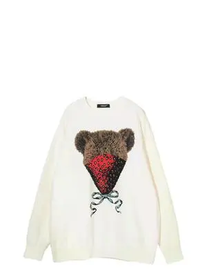 Undercover Printed Sweatshirt - Neutrals