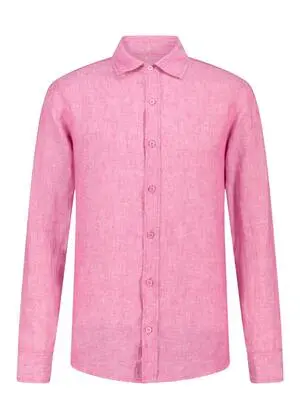 MAISON TANGERINE Linen Shirt - Red