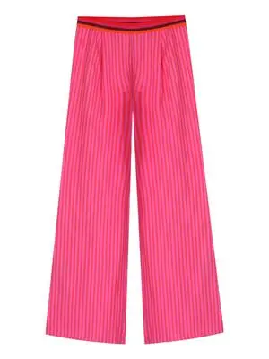 YORSTRULY Striped Woven Lounge Pants