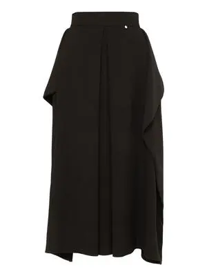 NISSA High-waisted Midi Skirt - Black