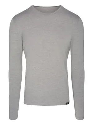 ZD ZERO DEFECTS Long-sleeve T-shirt Luxurious Comfort With Egyptian Cotton Color - Grey
