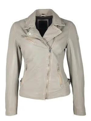 Mauritius Sofia Rf Leather Jacket - Grey