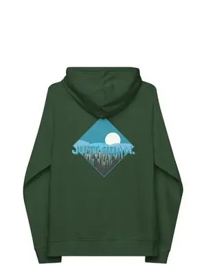 ANCHOR & CREW Seeker Organic Cotton Raglan Hoodie - Green