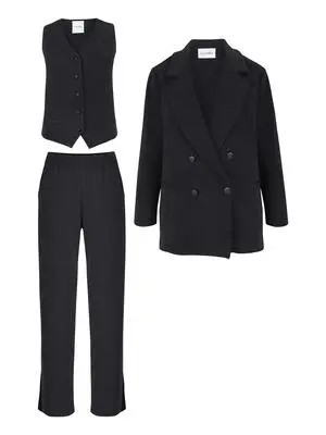 SALANIDA Ora, Forza & Galante 100% Merino Co-ord - Black