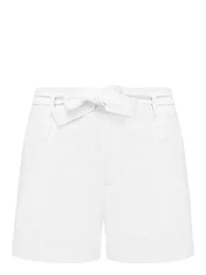 MANDRAGORA Glen High-waisted Shorts - White