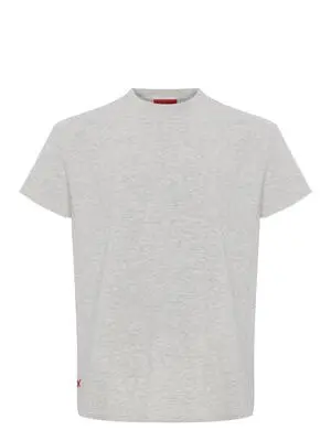 PCFG Cotton Tshirt With Emboss Print - Grey