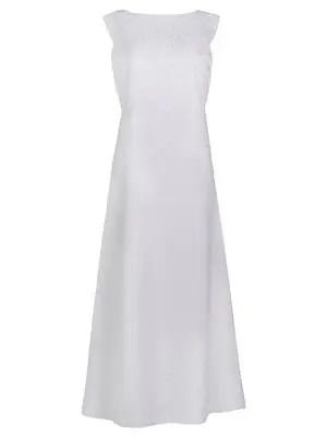 NUMBAT Caroline Floral Jacquard Maxi Dress - White