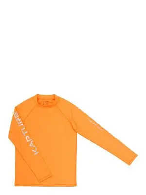 KAPTURE Recycled Long Sleeve Rashguard - Orange