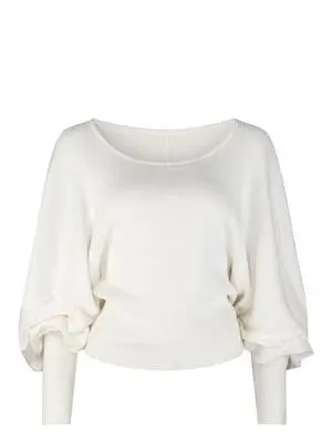DREF Barcelona Cashmere Blend Sweater - White