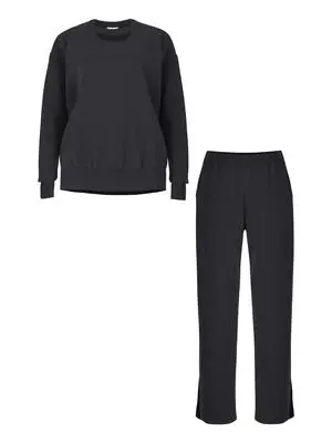 SALANIDA Ora & Rotondo Merino Wool Co-ord - Black
